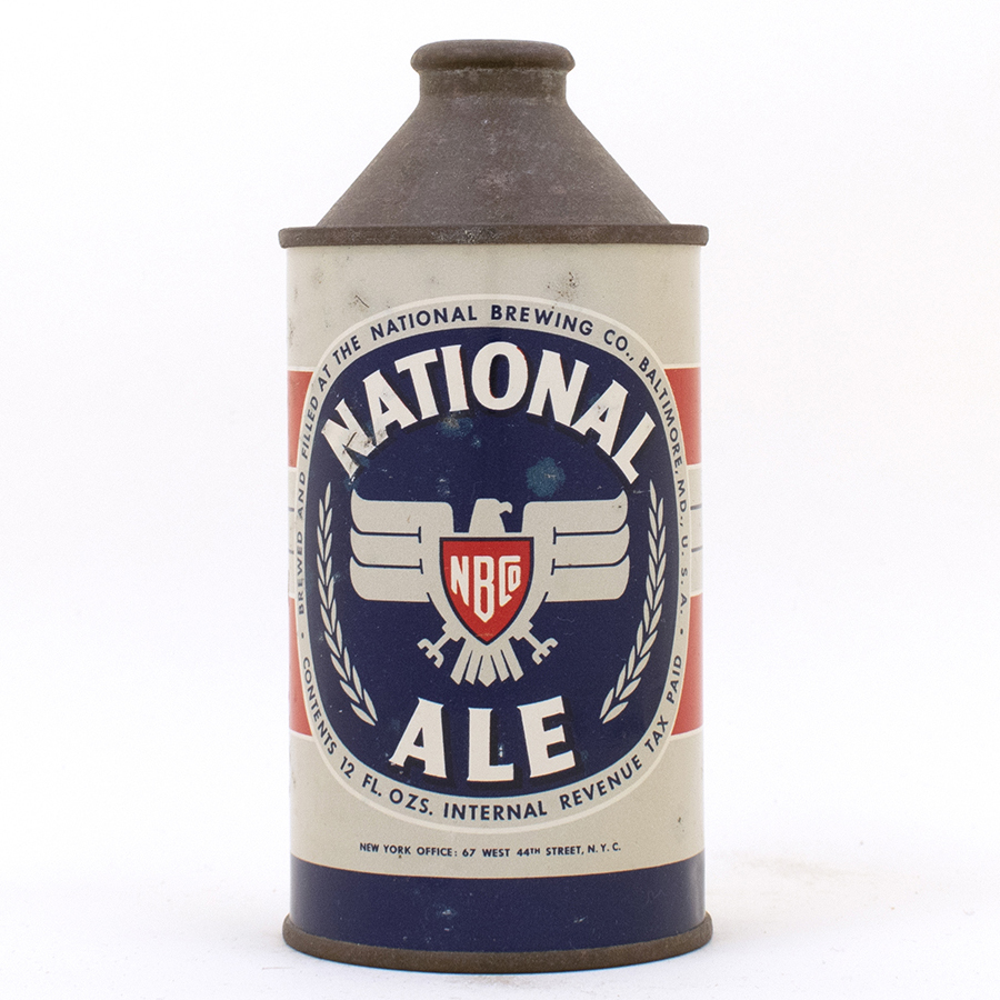 Lot Detail - National Ale DULL GRAY Cone Top Can Lot Detail - National Ale DULL GRAY Cone Top Can